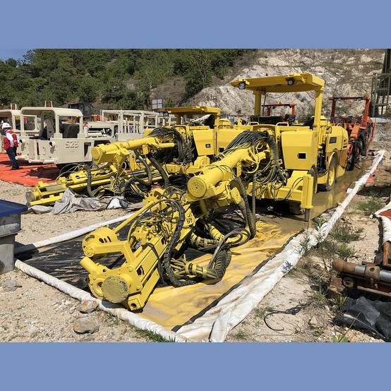 Sandvik Tamrock and Atlas Copco Simba Longhole Jumbo Drill Package