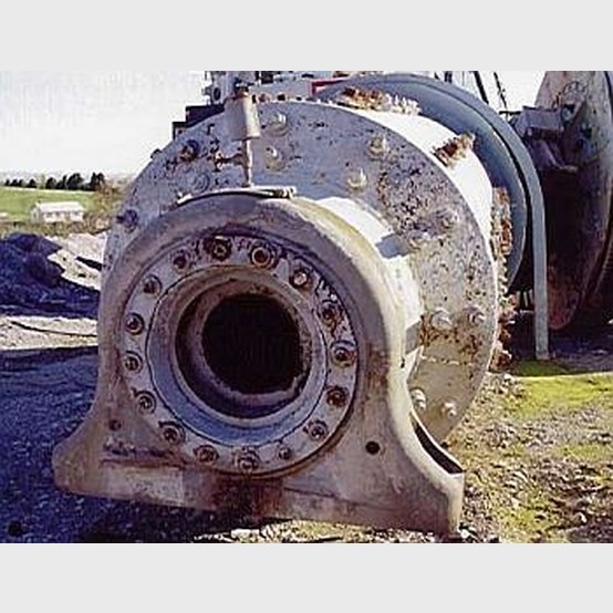 6 foot x 12 foot Hardinge Rod Mill, c/w motor reducer drive