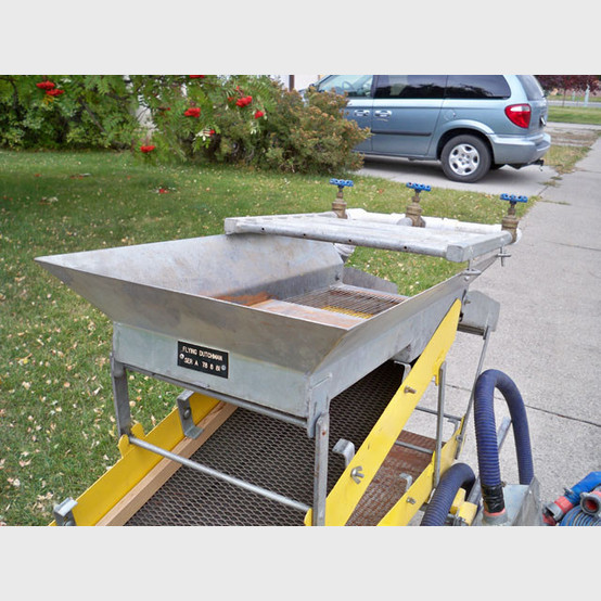 Model A Flying Dutchman Sluice Box Wash Plant for Fine Gold Recovery ...