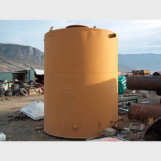 8 ft. dia. x 10 ft. Steel Potable Water Tank.