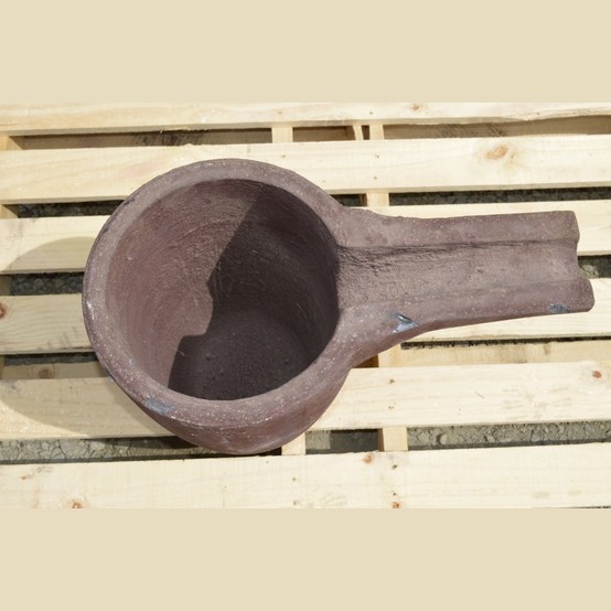 Bullion Crucible with Pour Spout