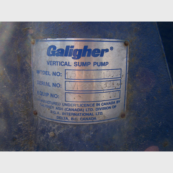 1.5 in. Galigher Sump Pump