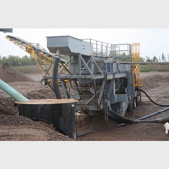 350 Ton Per Hour Classifying Plant. 10 ft. x 40 ft. Greystone Portable ...