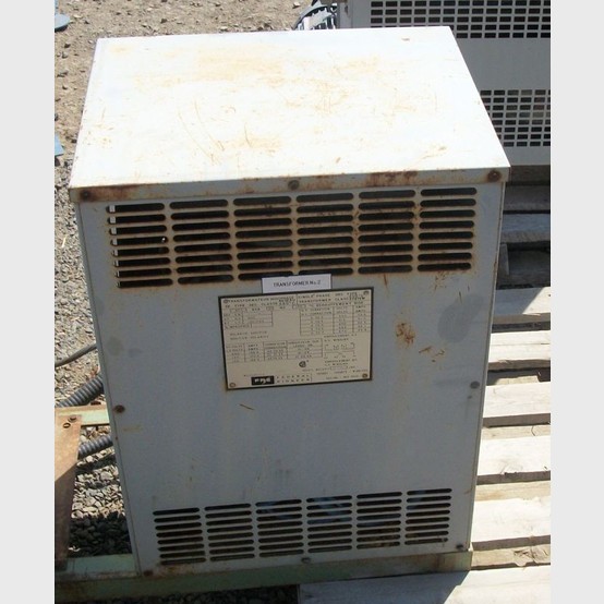 37.5 KVA 600-120/240 Volt. Single Phase Federal Pioneer Transformer For ...