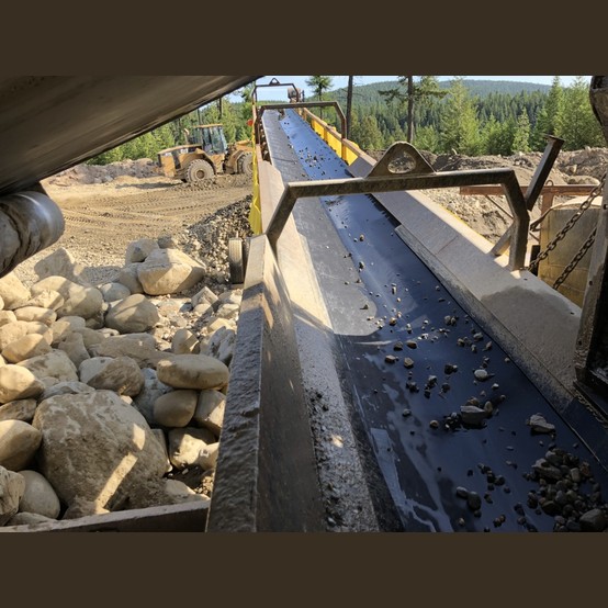 30 in. x 50 ft. Portable Stacking Conveyor