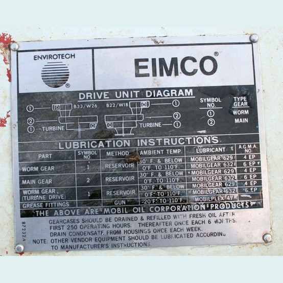 Eimco Thickener Head Supplier Worldwide | Used 36 inch Thickener Head ...