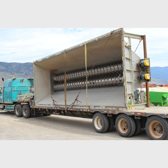 10 ft. x 30 ft. long Bio Sec Enviro Live Bottom Sludge Hopper for Sale ...