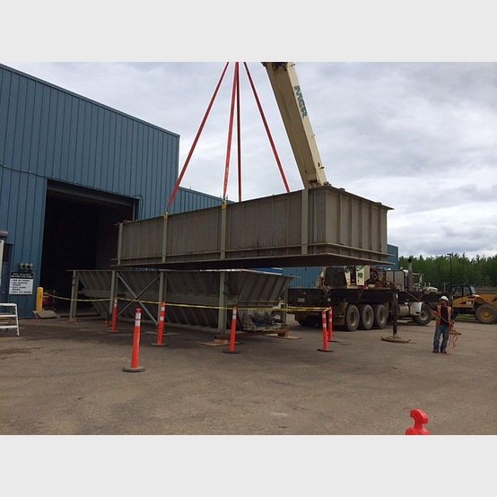 10 ft. x 30 ft. long Bio Sec Enviro Live Bottom Sludge Hopper for Sale ...