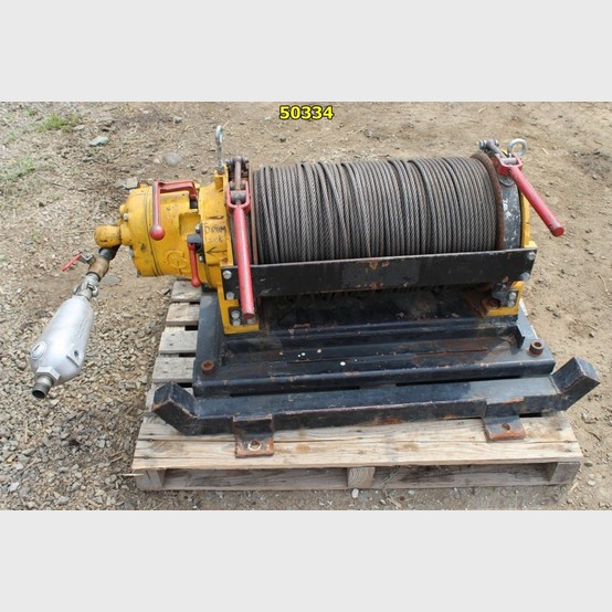 4000 lb. Chicago Pneumatic Air Operated Tugger Winch for Sale by Savona ...
