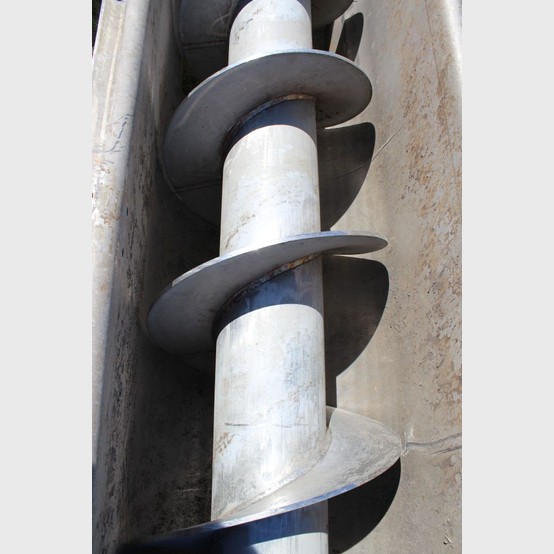 20” dia. x 40’ long stainless steel auger and trough for sale By Savona ...