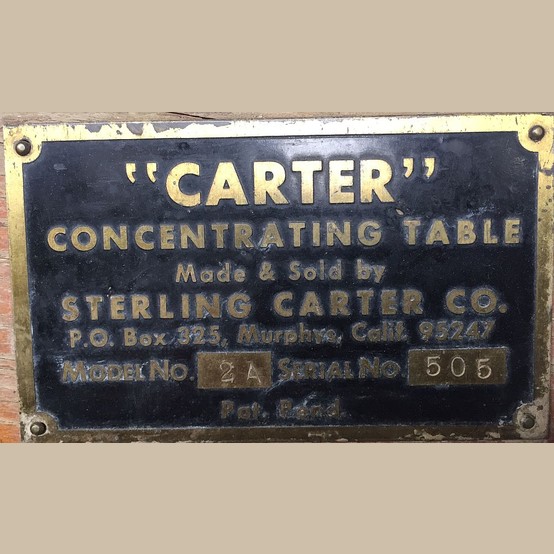 Used Wooden Concentrating Table For Sale | Gold Concentrating Table ...