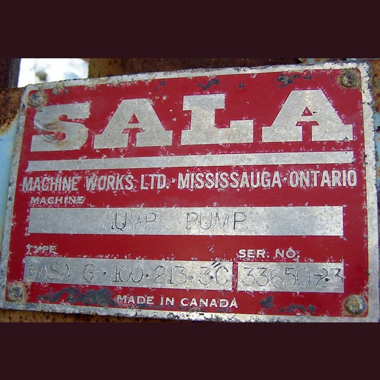 Sala Sump Pumps. 3 in. Model: VASA-G-100.