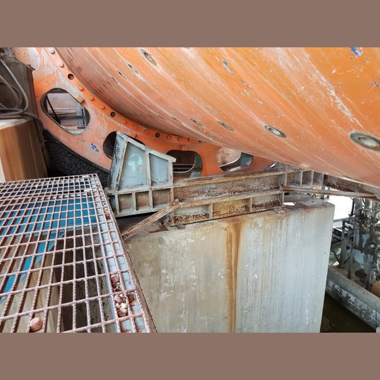 Fuller Traylor Ball Mill 4.88m dia x 7.47m EGL (16 ft. x 24 ft.)