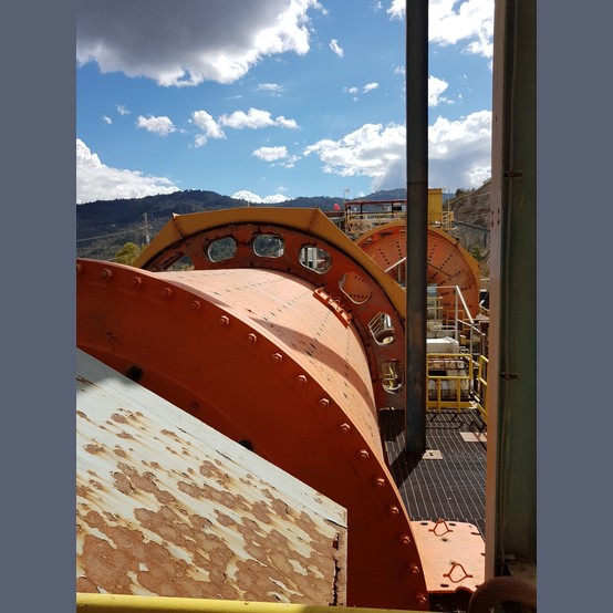 Fuller Traylor Ball Mill 4.88m dia x 7.47m EGL (16 ft. x 24 ft.)