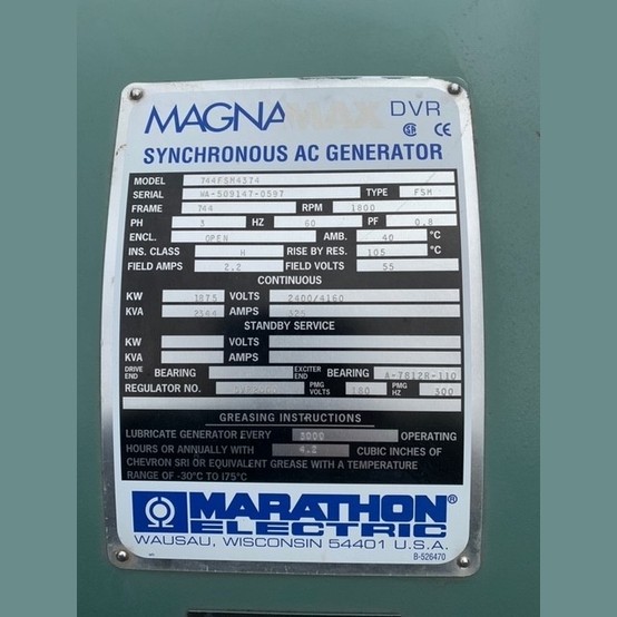 Magna 1,875 kW Diesel Generator
