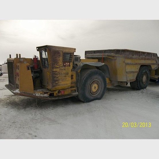 40 ton Atlas Copco underground mine trucks sold by Savona Equipment ...