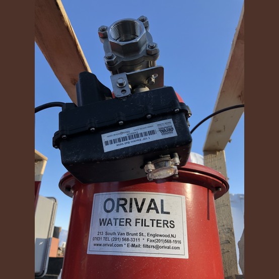 Orival 4 in. Automatic Self-Cleaning Water Filter