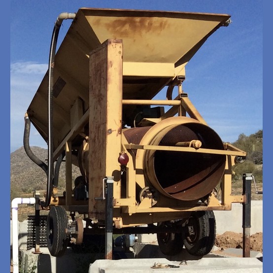 Goldfield 25 TPH Portable Trommel Wash Plant