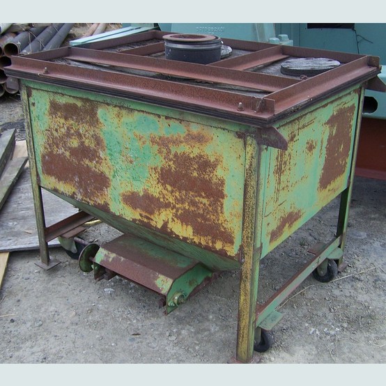 3 ft. x 4 ft. x 3 ft. Deep Steel Collection Bin.