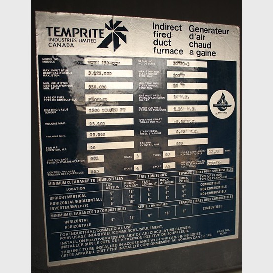 Temprite Industries Mine Heater supplier worldwide - Temprite ...