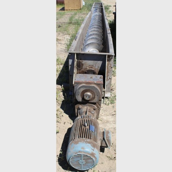 20” dia. x 40’ long stainless steel auger and trough for sale By Savona ...