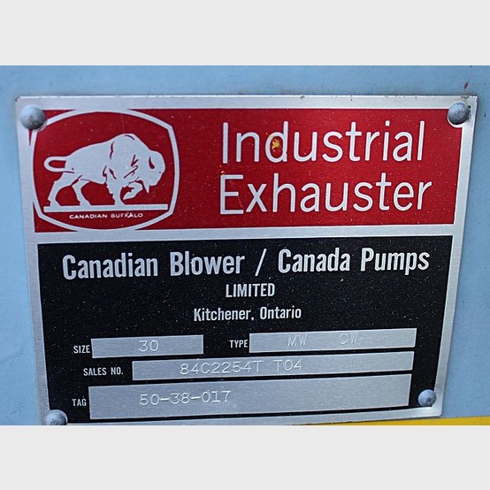 Canadian Buffalo Centrifugal Blower for sale - used Canadian Buffalo ...