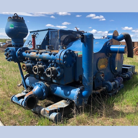 Bomco Oilfield Triplex Skid Mounted Mud Pump