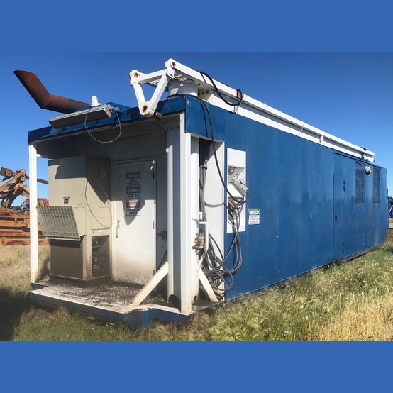 Caterpillar 900 kW Oilfield Generator Skid Shack