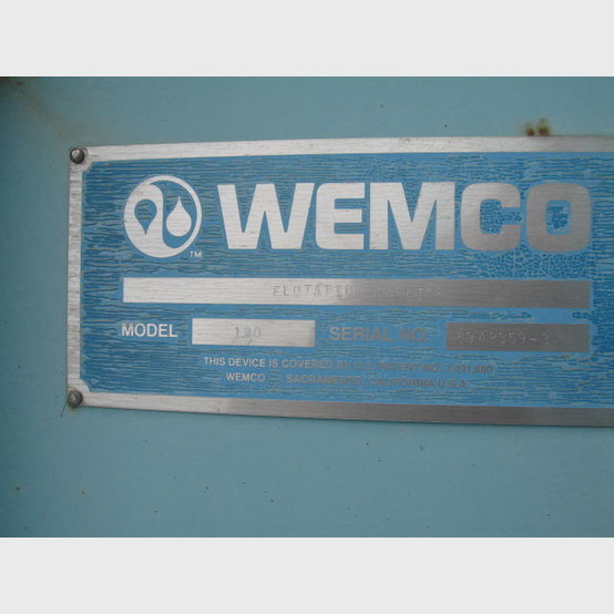 Wemco flotation cell supplier worldwide | Used Wemco 1500 cubic ft ...