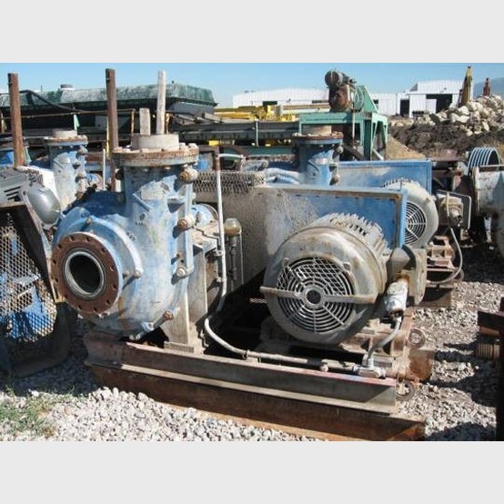 ASH slurry pump supplier worldwide | Used ASH 8 in. x 8 in. slurry pump ...