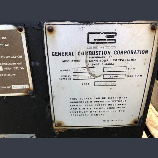 Gencor AF-75 Burner