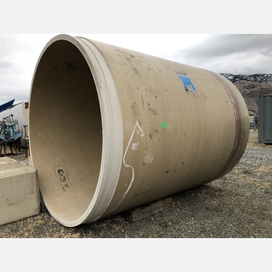 8ft. Diameter Fiber-Composite Pipe