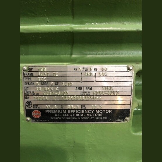 US Motor 100 HP Electric Motor