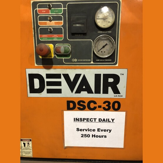 Devair 30 HP Rotary Screw Air Compressor