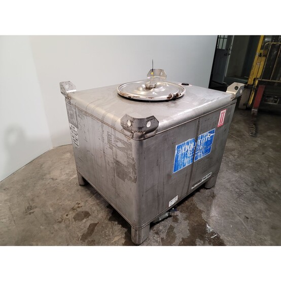 300 Gallon Stainless Steel Intermediate Bulk Container