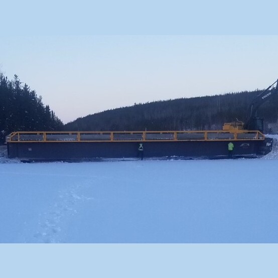 Rapid Span 80 ft. Timber Deck Steel Bridge
