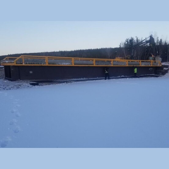 Rapid Span 80 ft. Timber Deck Steel Bridge